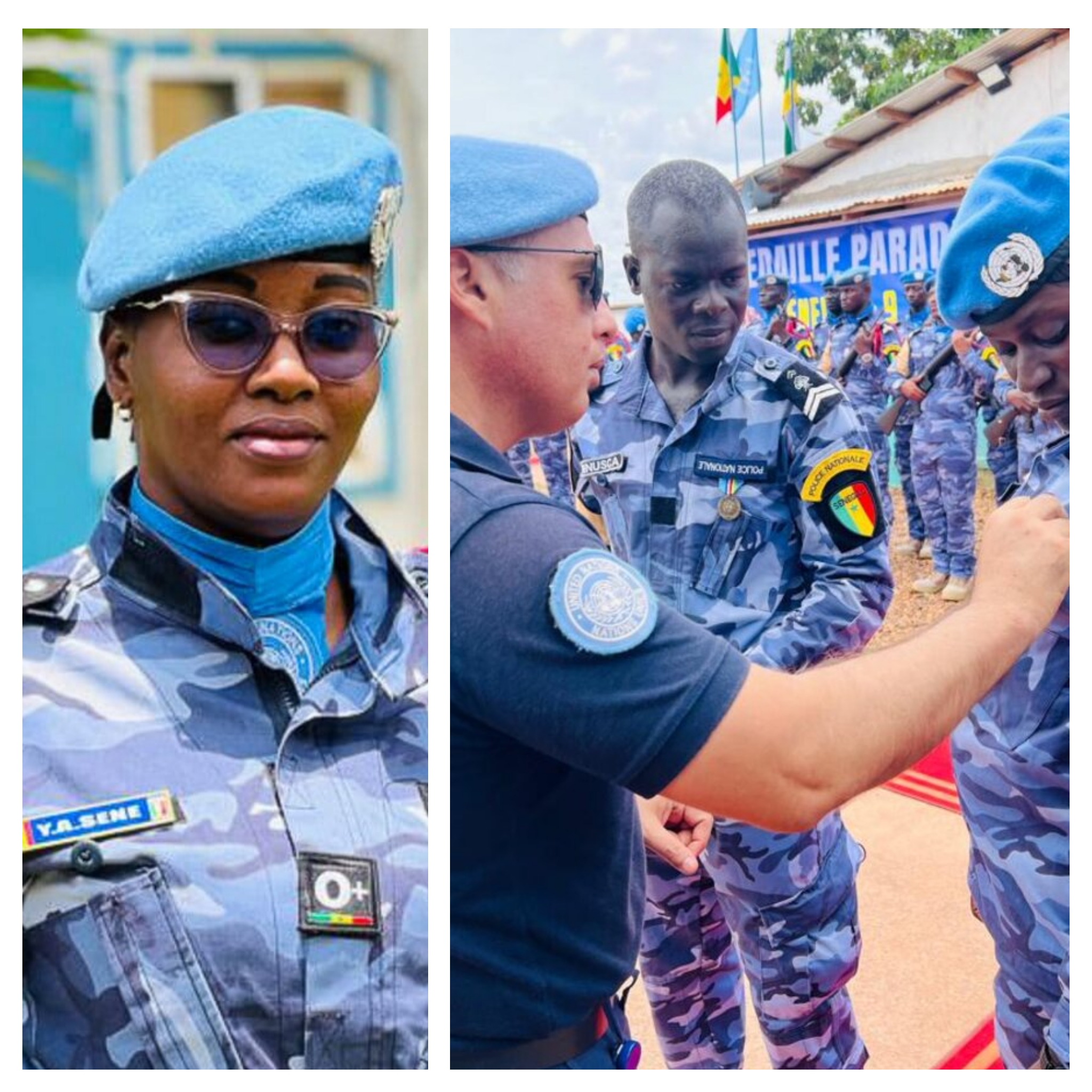 Minusca : La Police sénégalaise à l'honneur, 140 agents décorés en ...
