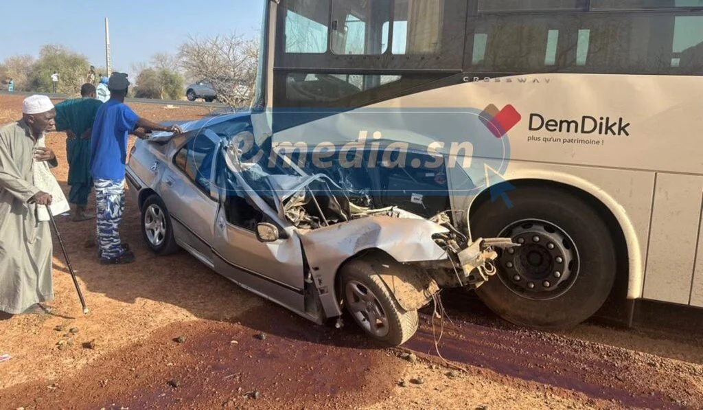 5 morts dans un accident entre un bus Dakar Dem Dikk et un « Allo Dakar ...
